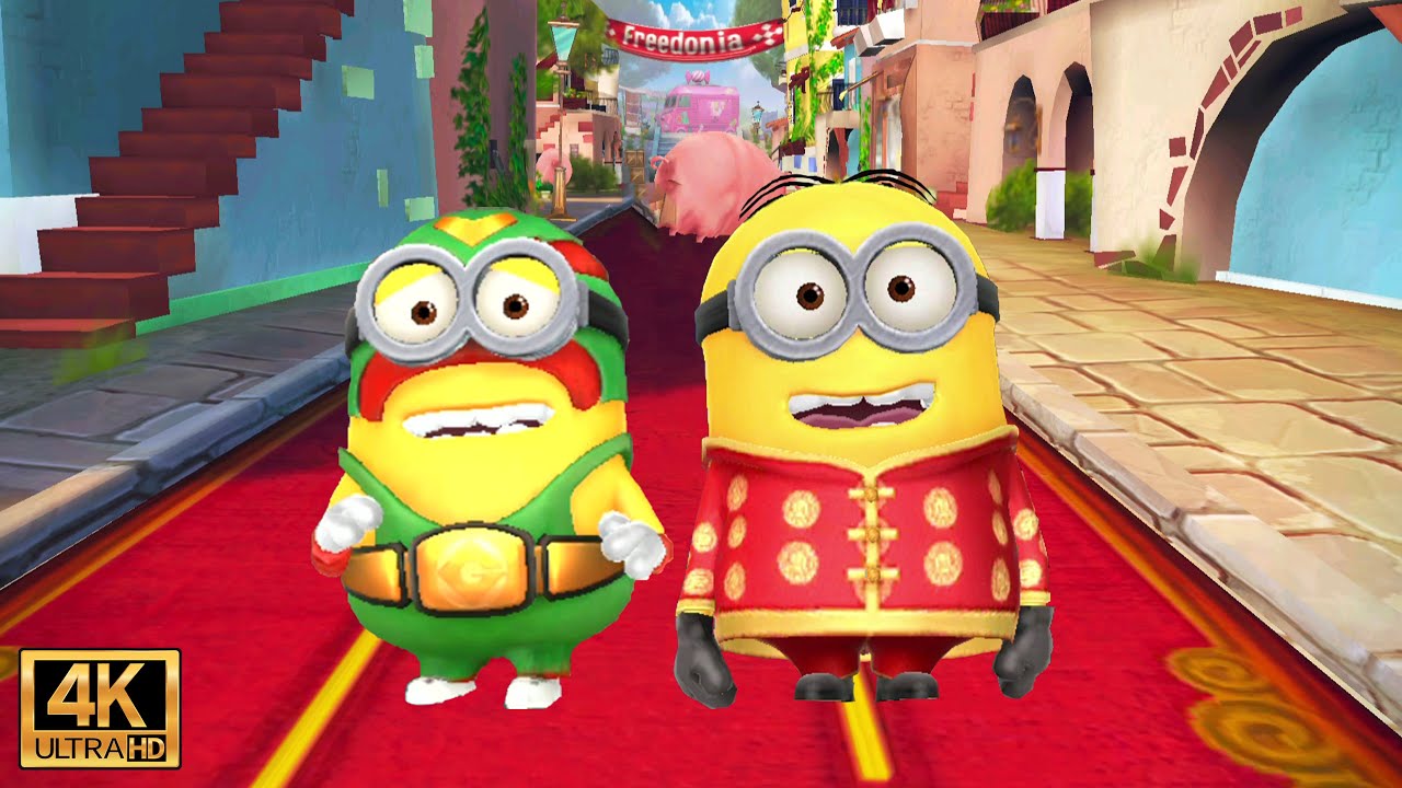 Minion Rush Luchador Minion and Chinese Fu Minion - Special Mission ...