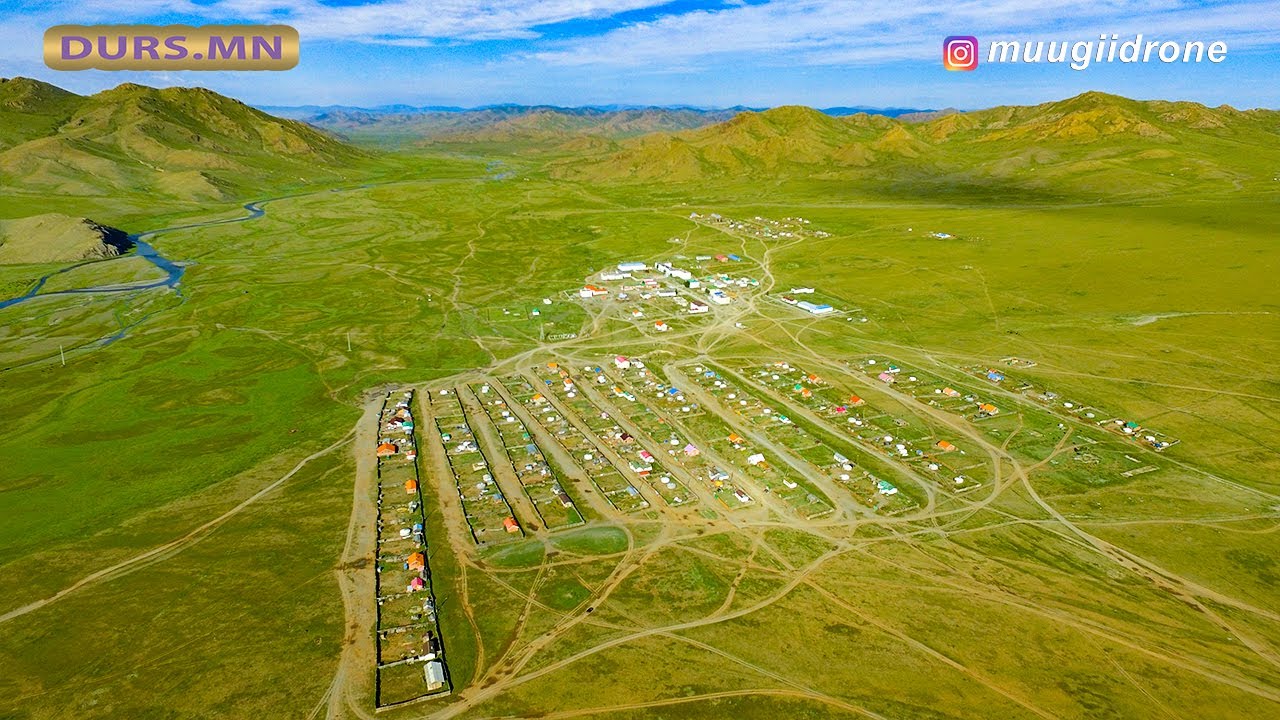 Зүүнбаян-Улаан сум/Zuunbayan-Ulaan Sum 4K Drone - YouTube