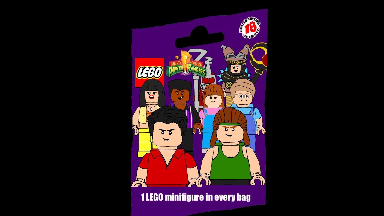 LEGO Minifigures Mighty Morphin Power Rangers CMF Draft - YouTube