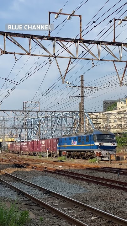 (貨物列車) 2024/05/24 5074レ EF210-341 + コキ24B (北九州タ〜東京タ) #Shorts - YouTube