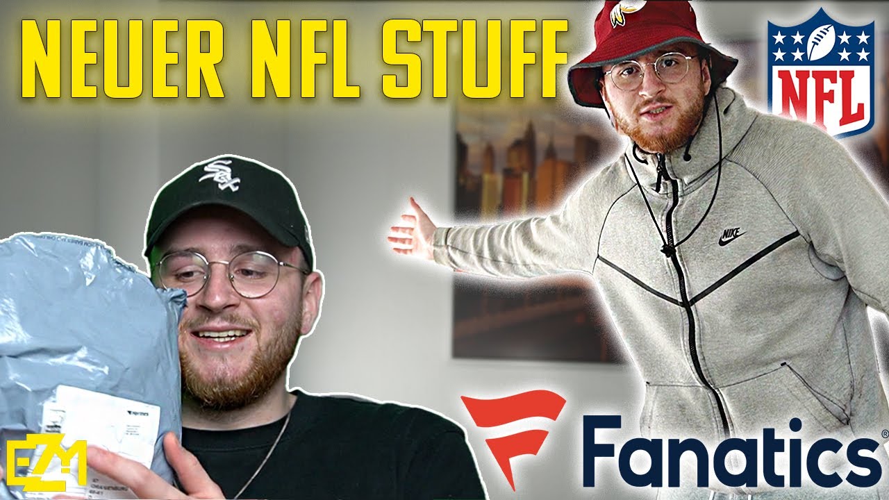 NEUER NFL MERCH und MEHR - NFL, MLB Unboxing Deutsch - YouTube