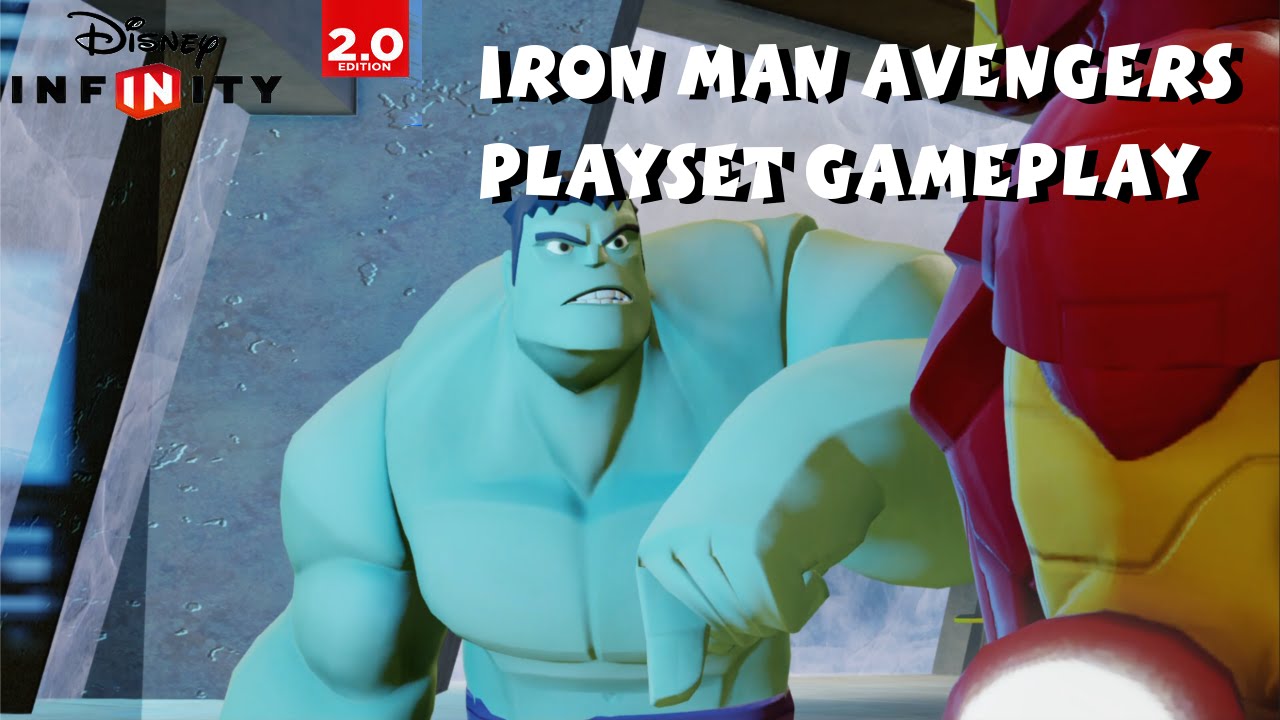 Disney Infinity 2.0 Marvel Super Heroes Iron Man Avengers Play Set ...