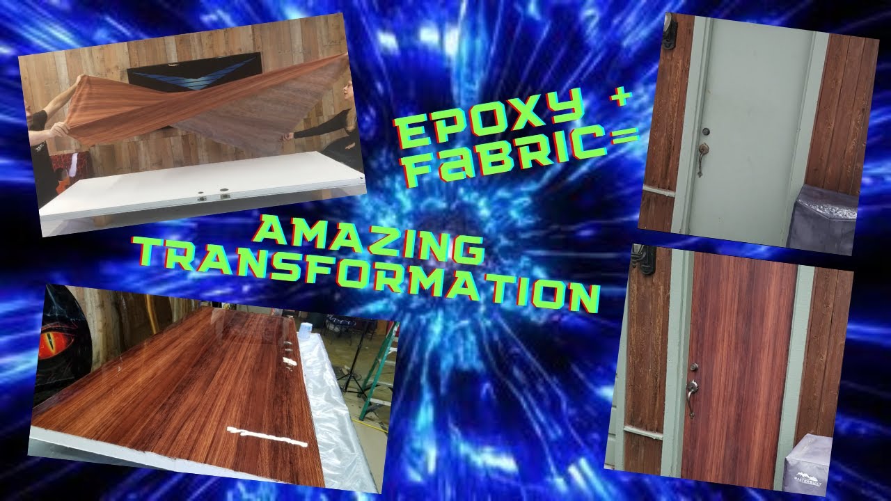 Epoxy + Stealth Veils Wood Grain Printed Fabrics= an Amazing ...