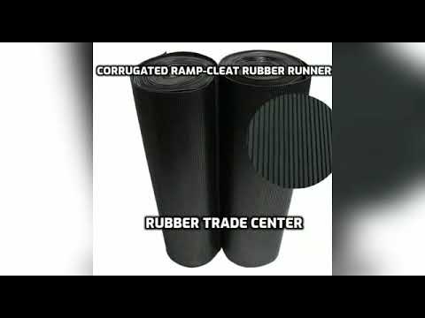 corrugated ramp cleat rubber runner | # flooring # anti skid # sheeting ...