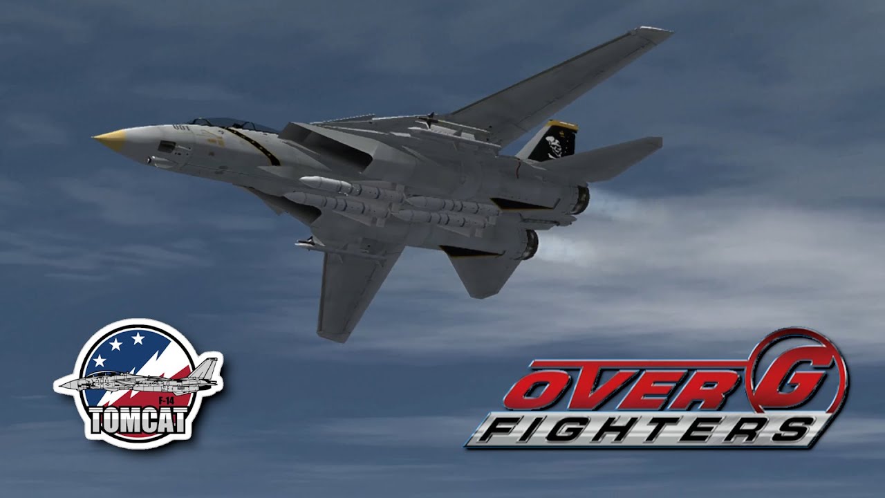Over G Fighters : F -14 random mission replay - YouTube