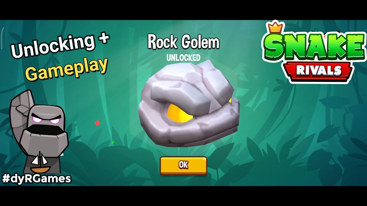 UNLOCKING Special Rock Golem Snake || Cobra Golem de Pedra || Snake ...