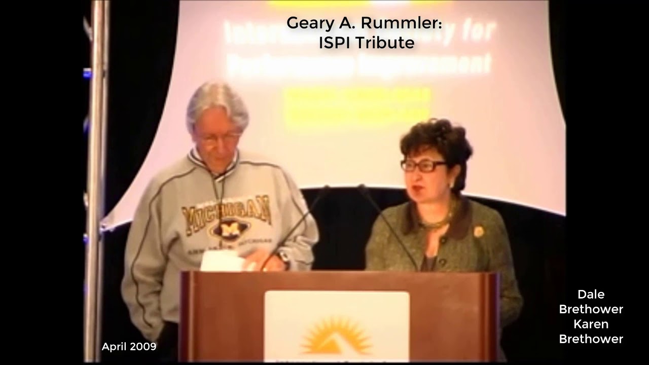 Geary A Rummler Tribute 2009 Clip 06 - YouTube