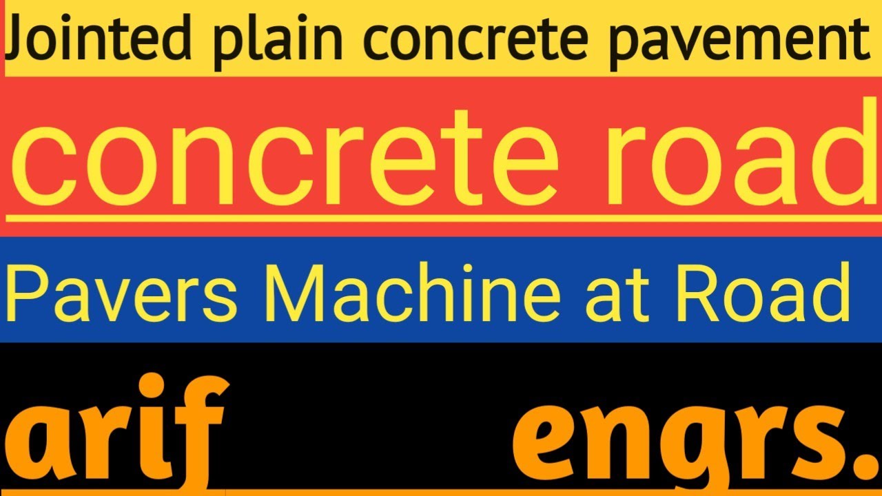 How to Concrete Road Construction Jointed plain concrete pavement (JPCP ...