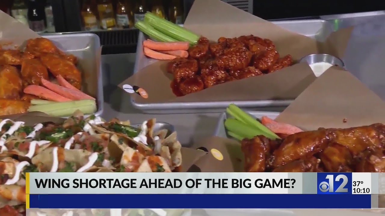 Chicken Wing Shortage Ahead of Big Game - YouTube