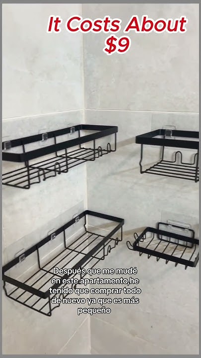 Upgrade your bathroom with this smart storage rack set #bathroom - YouTube