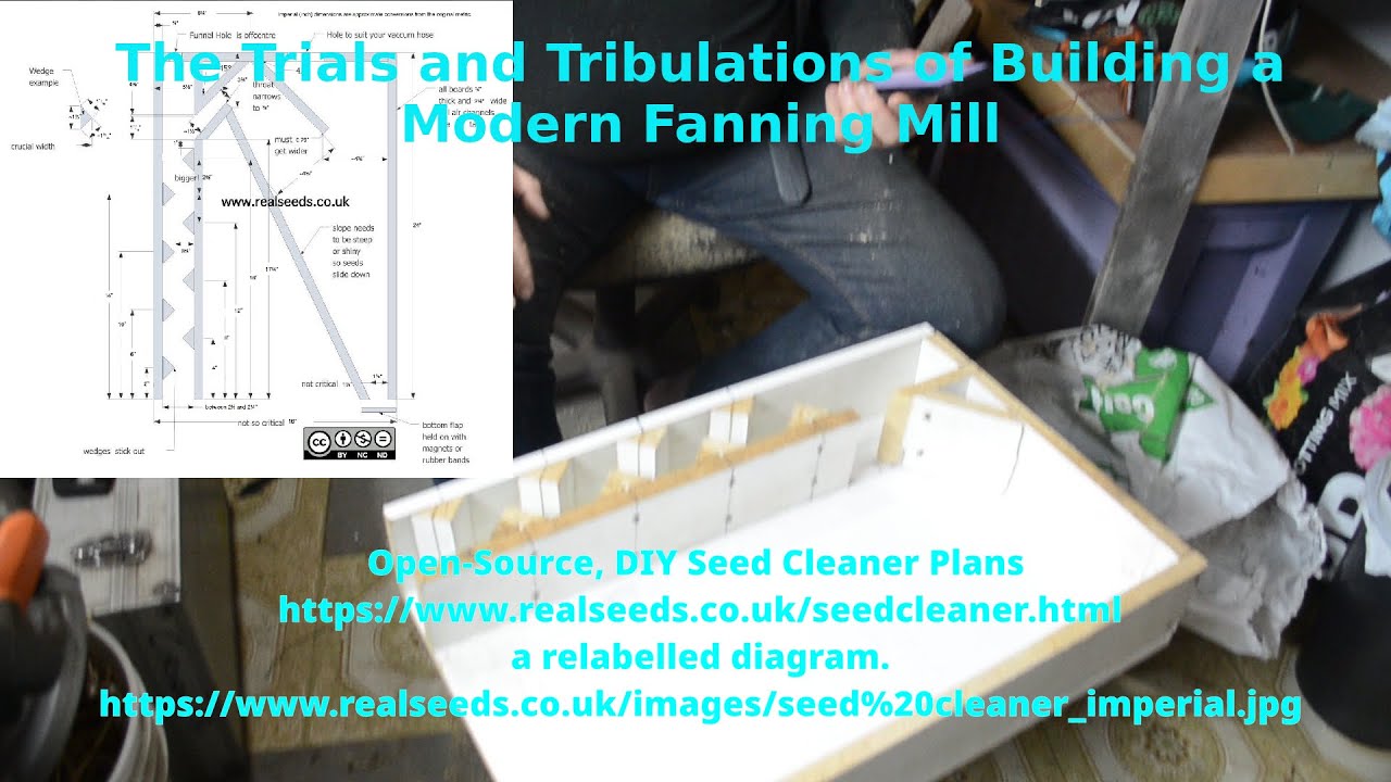 The Trials and Tribulations of Building a Modern Fanning Mill - YouTube