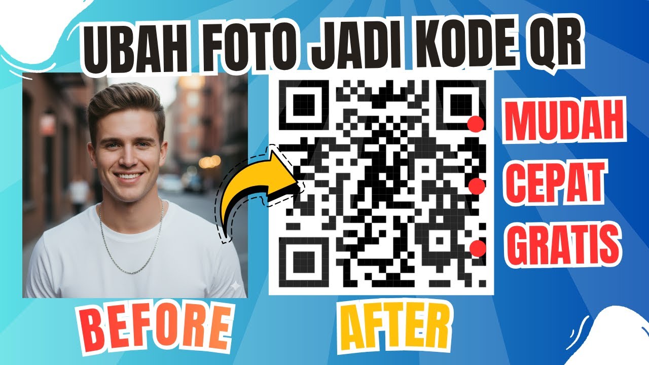 Mudah Banget ! Cara Mengubah Foto Menjadi QR Code ( Barcode) - YouTube