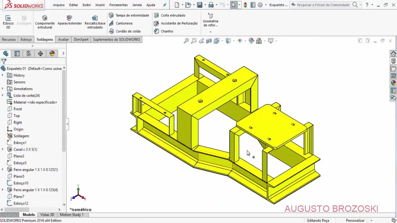 Solidworks Blower Exaustor Parte 03 de 07 - YouTube
