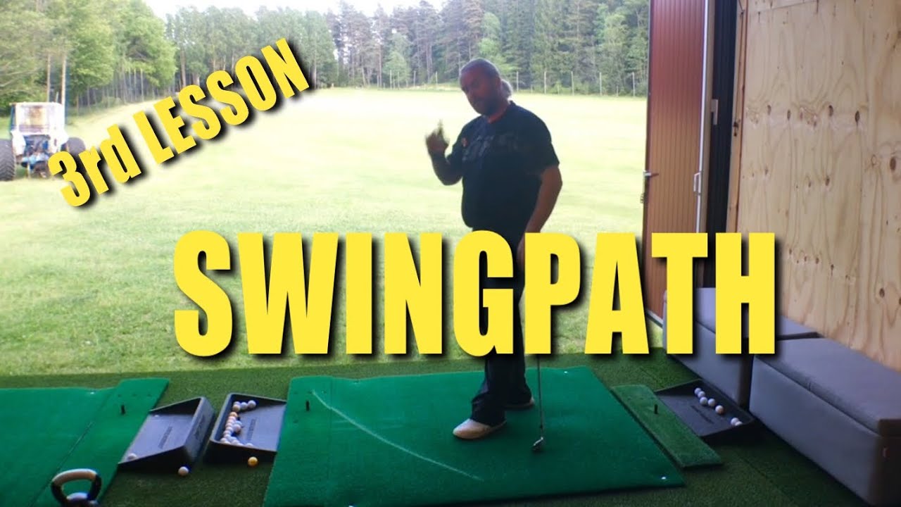 3rd lesson - swingpath... Golf with Marcus Edblad - YouTube