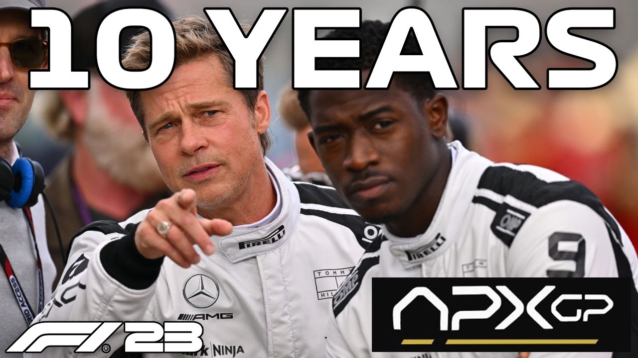 I added APX GP into F1 23 MyTeam and SIMULATED 10 YEARS! - YouTube