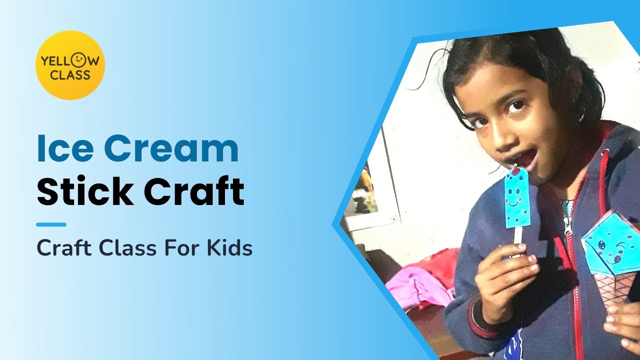 Popsicle Stick Diy Projects | Ice Cream Stick Craft | Yellow Class ...