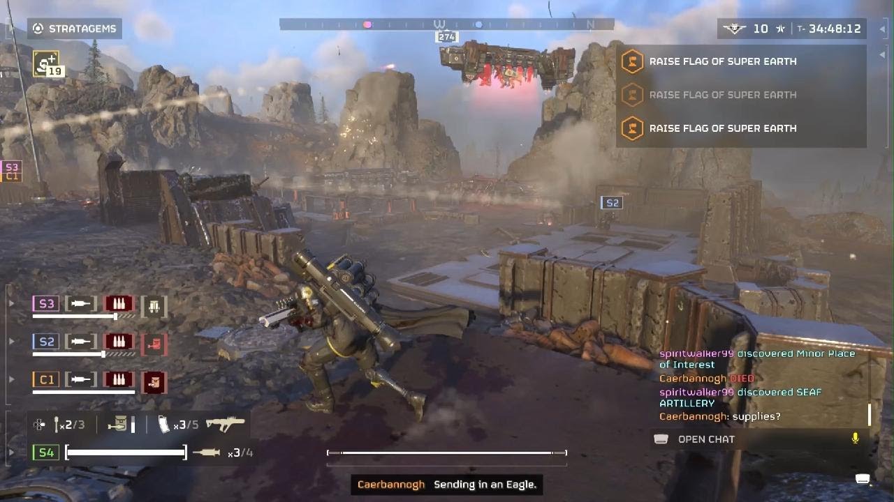 HELLDIVERS 2 SUPER Helldive High ranked squad Non Stop Action - YouTube