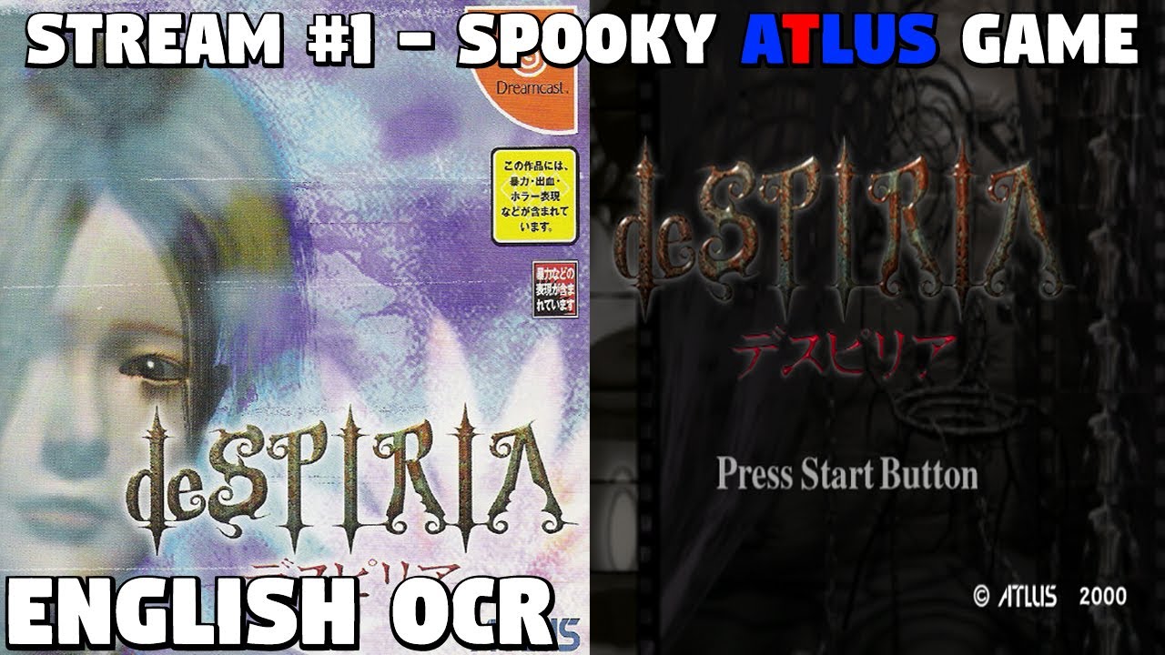 deSPIRIA [ENGLISH OCR] - STREAM #1 Spooky Atlus Game - YouTube