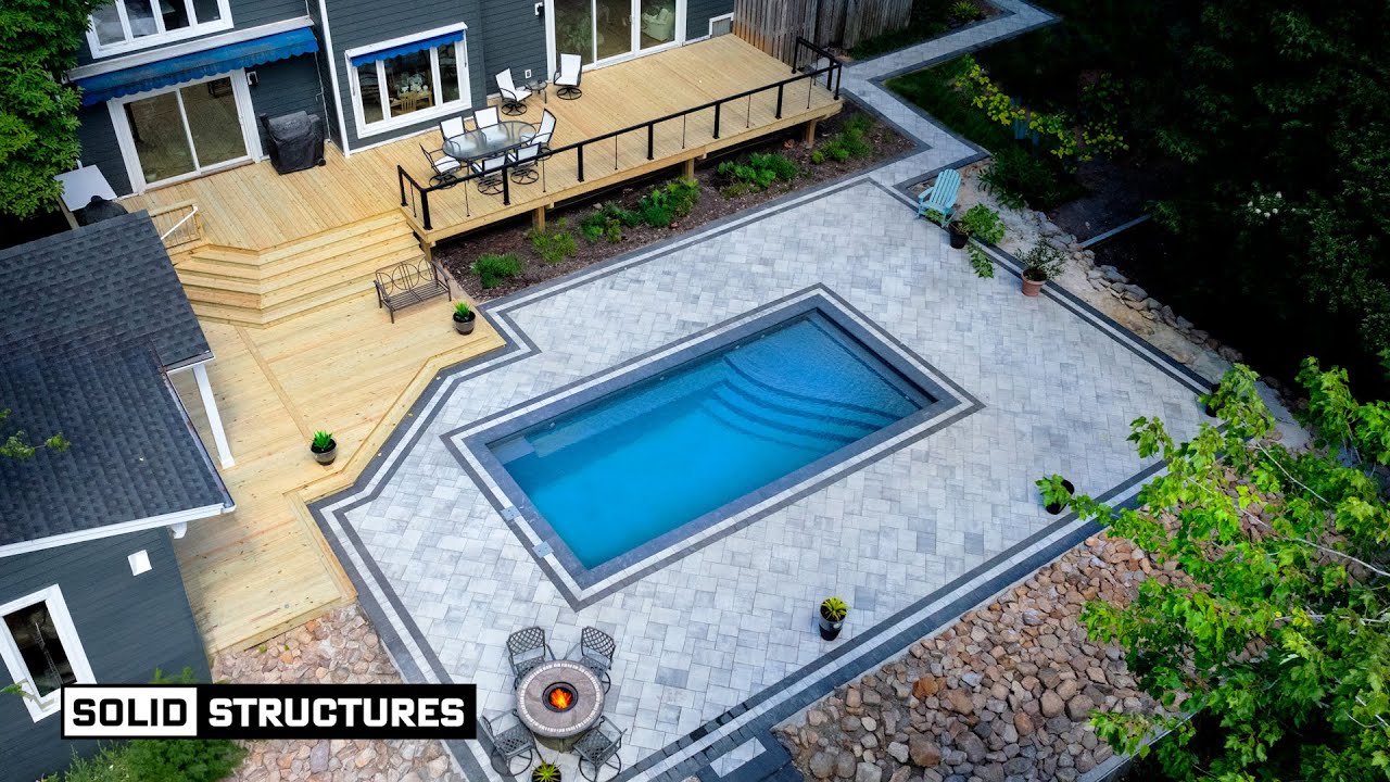 Do you have a video of a 26' Imagine Pool, paver and deck installation ...