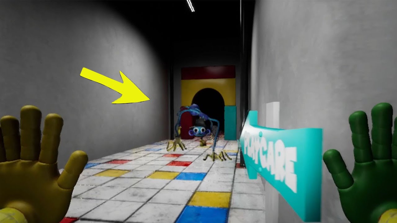 Daddy Long Legs is so scary - Poppy Playtime Chapter 3 (UNOFFICIAL GAME ...
