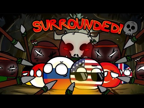 Countryballs Surrounded by a Savage Tribe 😱 | Escape Animation (part 1 ...
