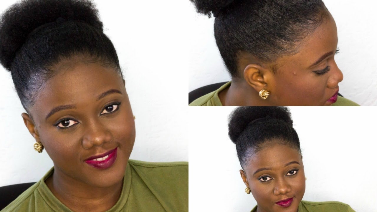 DIY Quick Hair Puff in 4 Minutes - YouTube