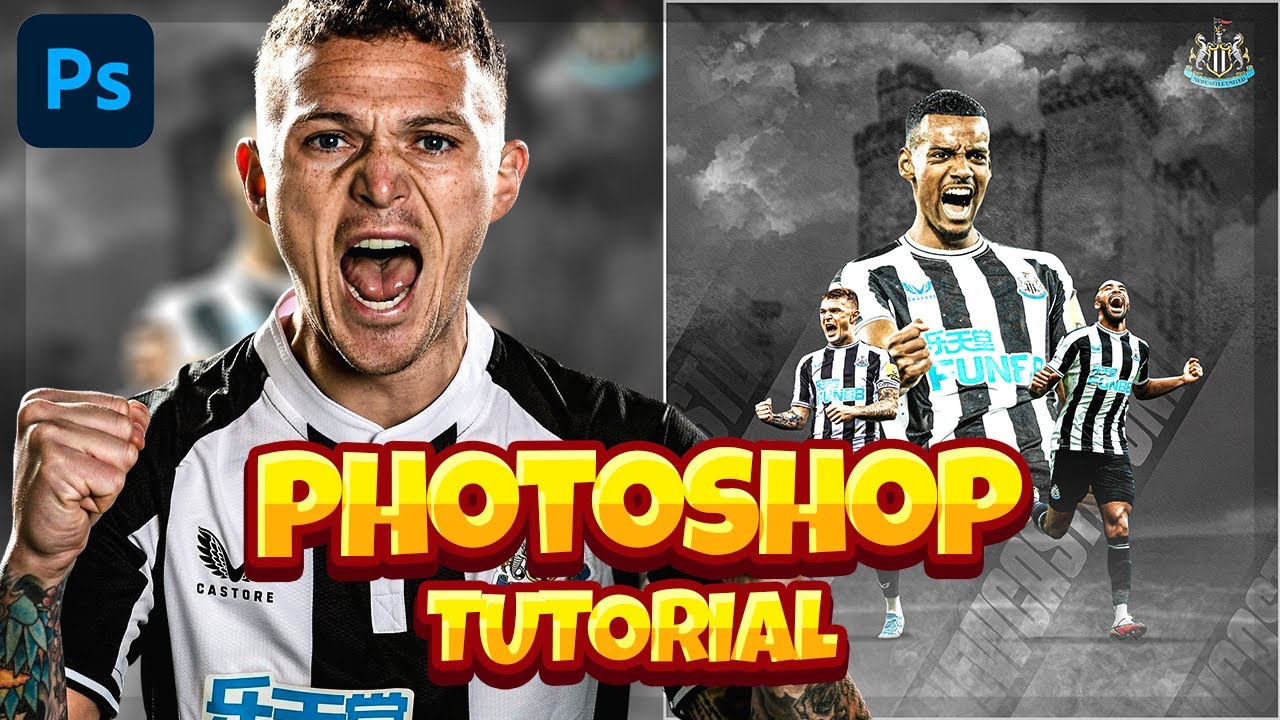How to Make Newcastle United F.C. Poster Design On Photoshop (AMAZING ...