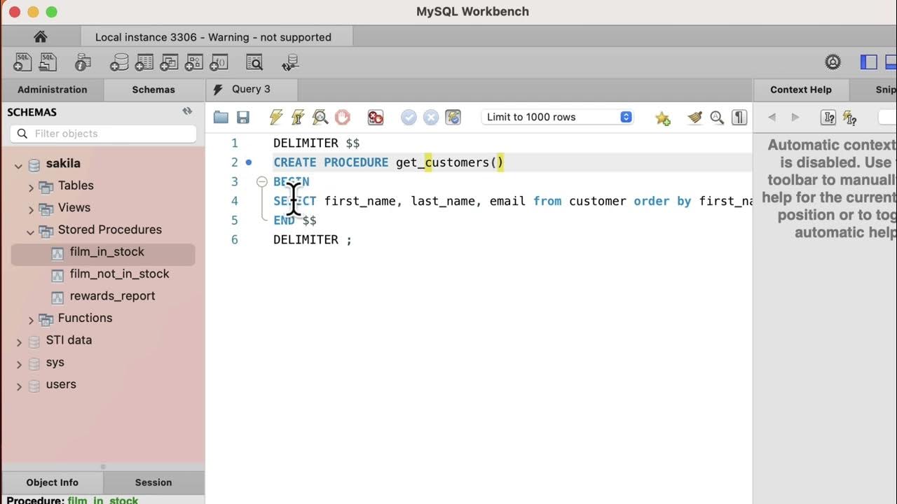 Week27 Lesson1: MySQL Stored procedure. - YouTube
