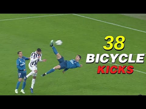 Cristiano Ronaldo's 38 Insane Bicycle Kicks