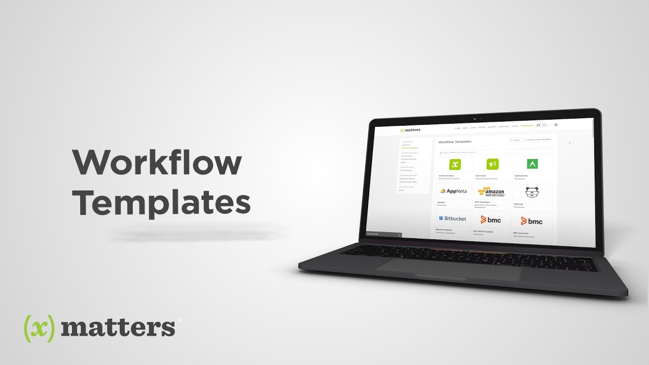 xMatters Support | Workflow Templates - YouTube