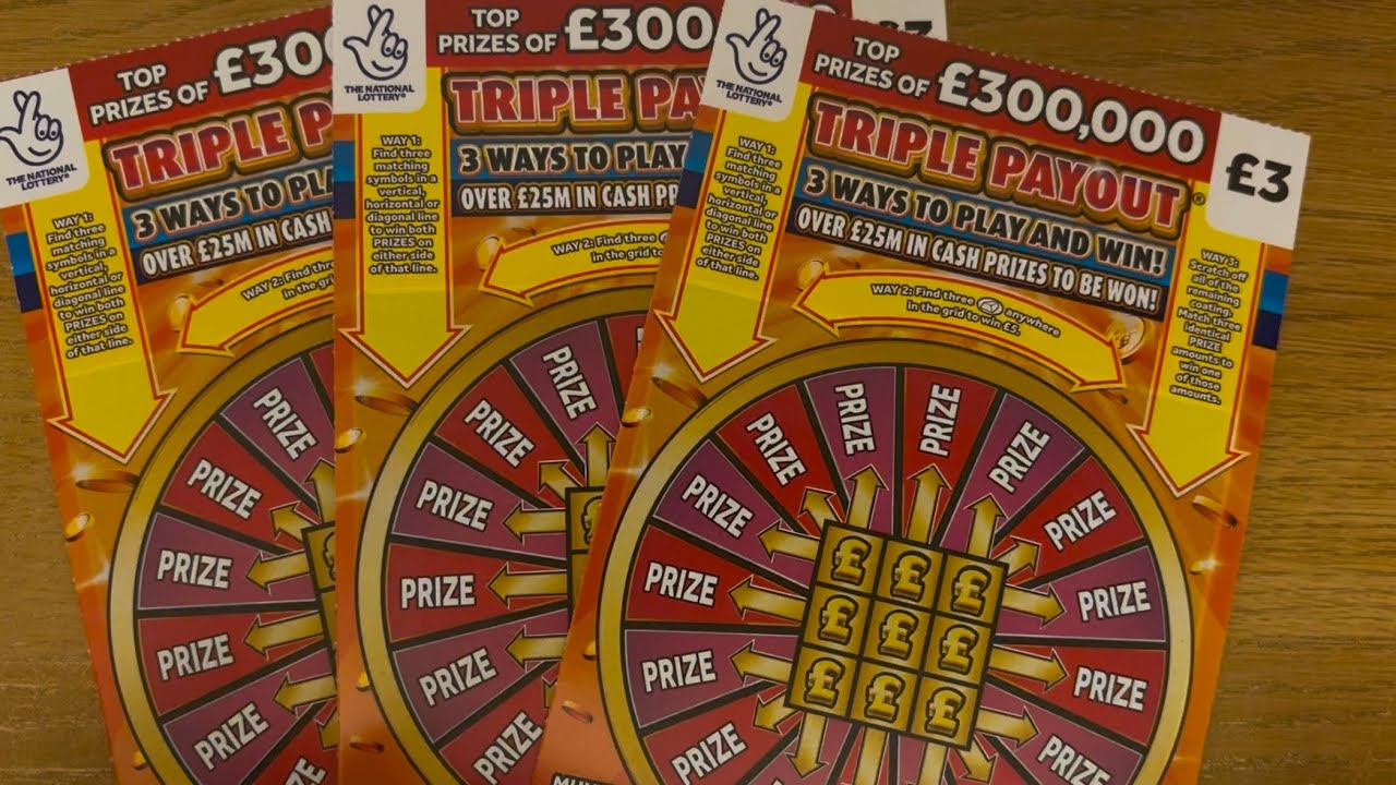 £3 Triple Payout Scratch Cards 2024 National Lottery Scratch Off 🤞🤞 ...