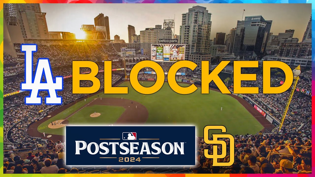 Padres BLOCK Dodgers fans from buying NLDS tickets - YouTube