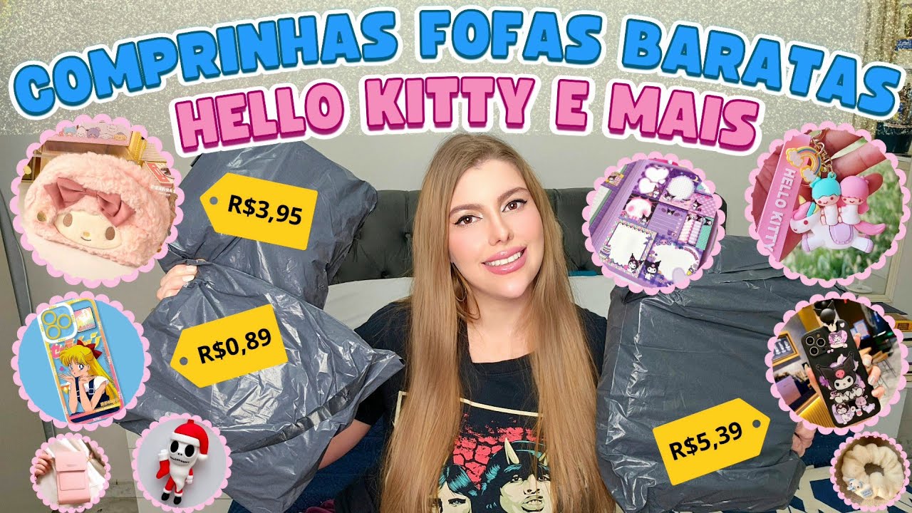 COMPRAS FOFAS E BARATAS ONLINE | HELLO KITTY - YouTube