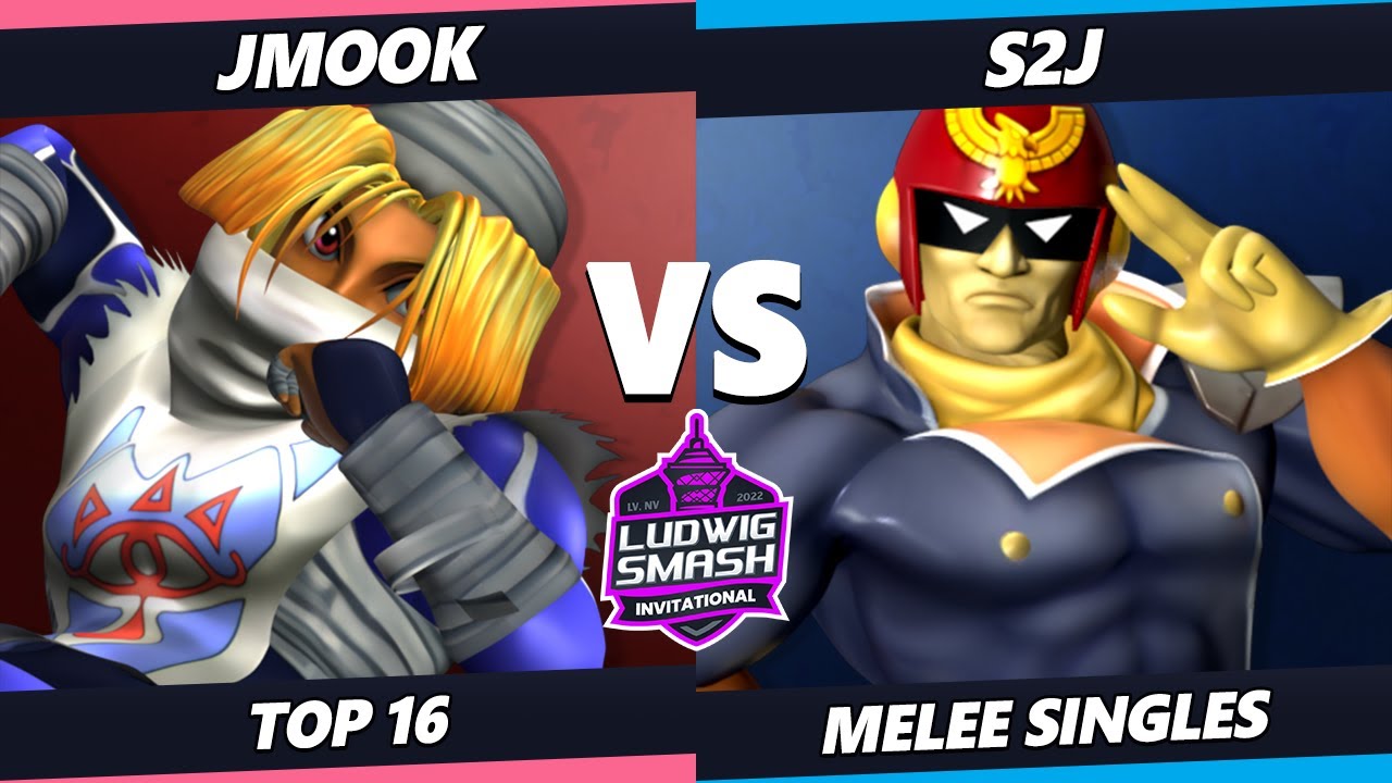 Ludwig Invitational - Jmook (Sheik) Vs. S2J (Captain Falcon) SSBM Melee ...