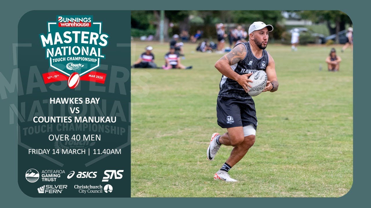 Over 40 Men | Hawkes Bay vs Counties Manukau | 2025 Bunnings Masters ...