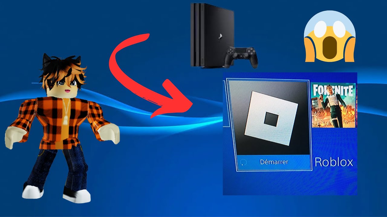 JE TESTE ROBLOX SUR PS4 🤩 - YouTube