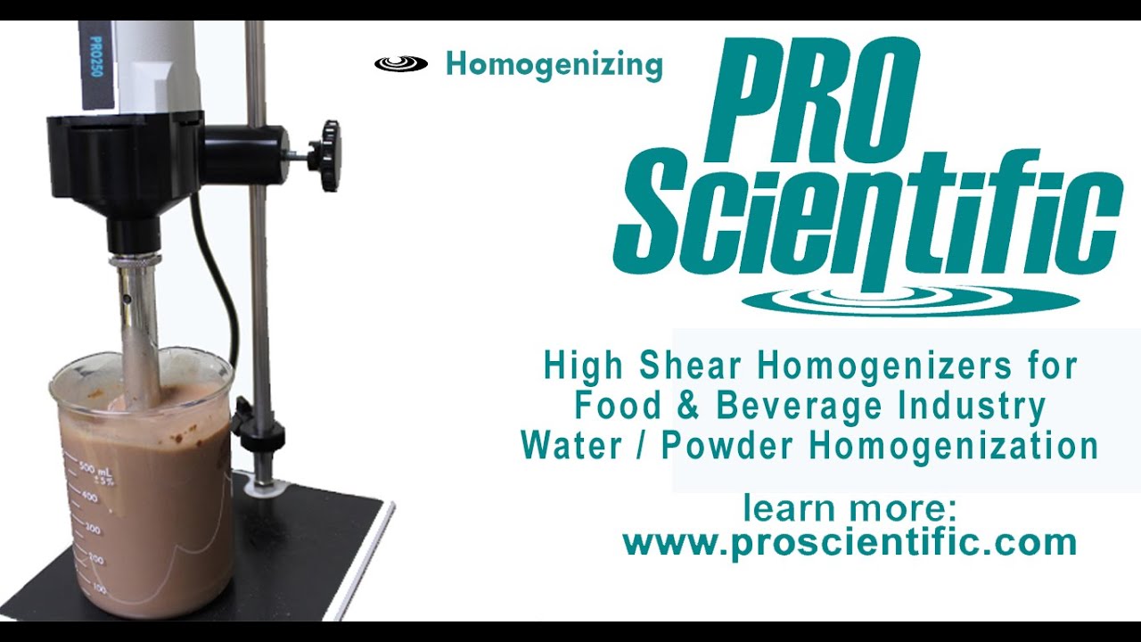 Protein Powder Homogenization - YouTube