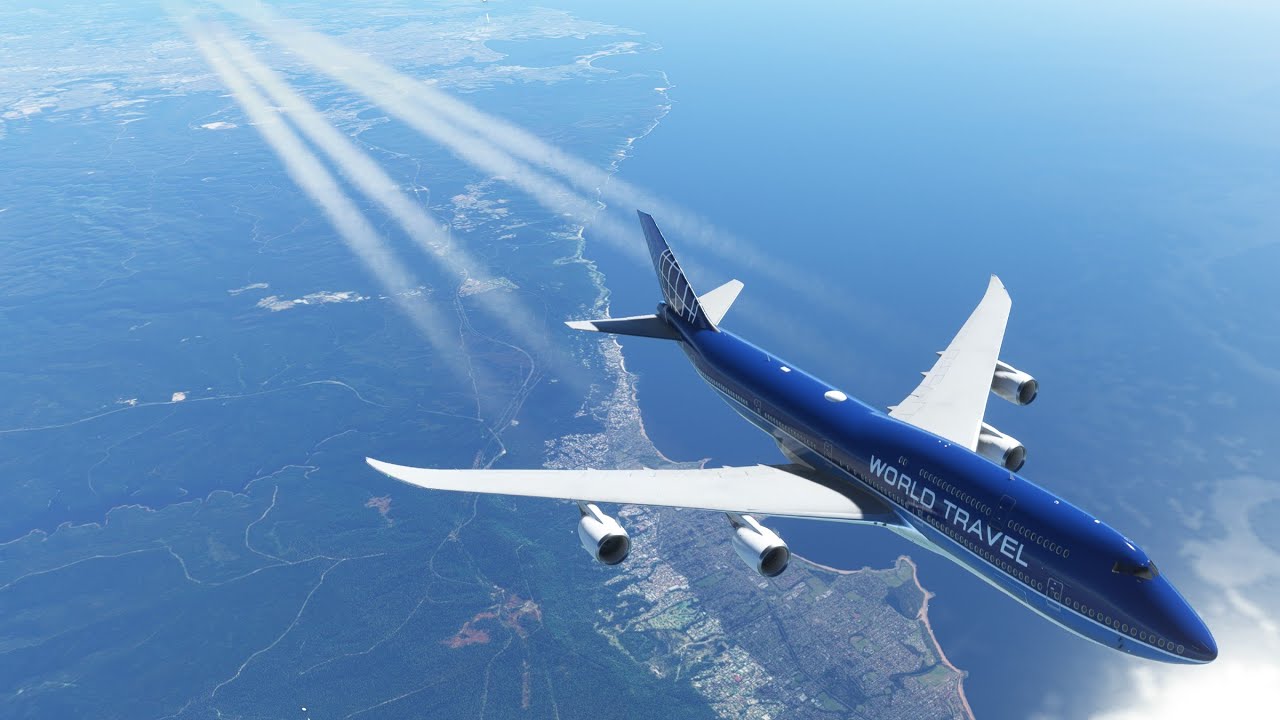 MFS BOEING 747 FLIGHT SYDNEY TO MELBOURNE - YouTube