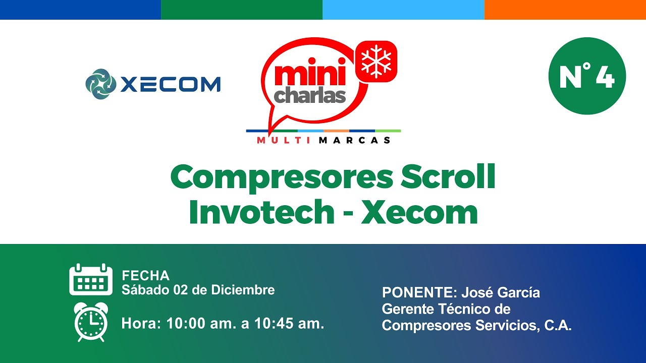 Compresores Scroll Invotech - Xecom - YouTube