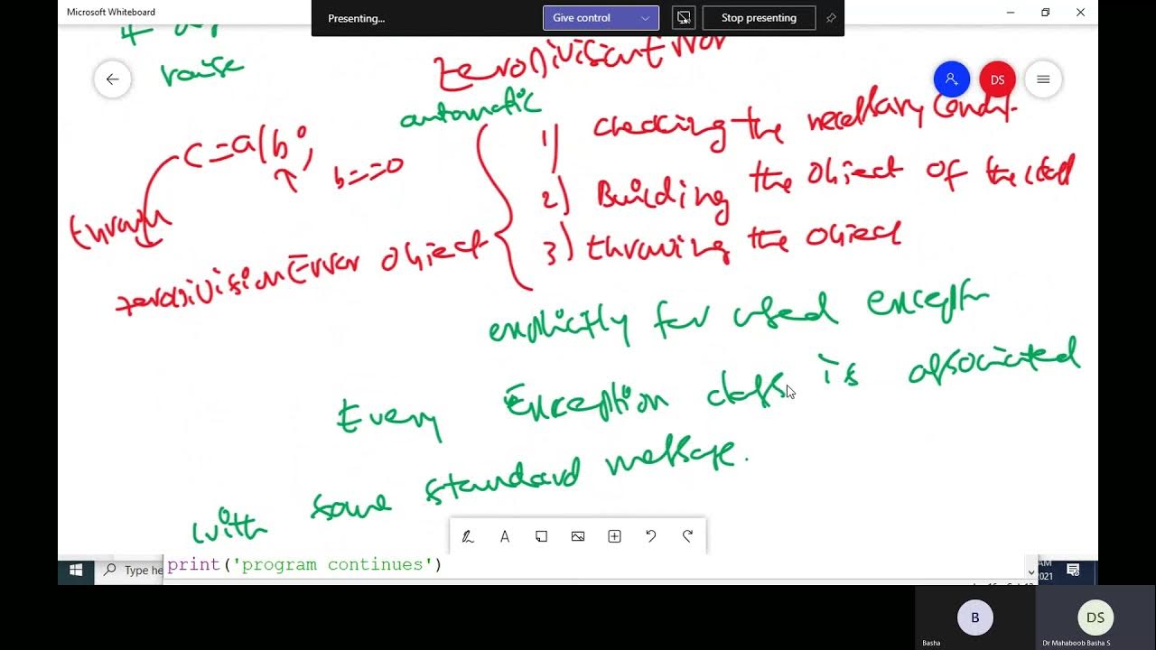 Python Programming Lecture 34 - User defined Exception Handlng - YouTube