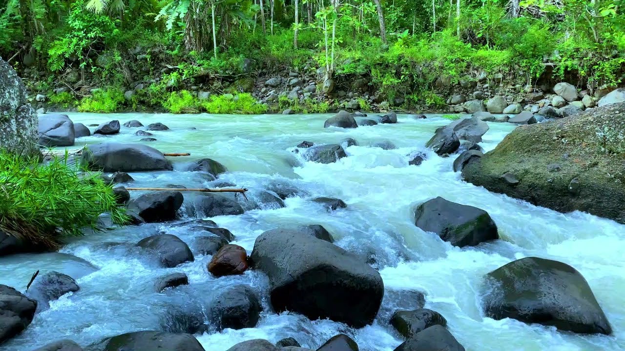 Natural Water Flow for Relaxed Focus - YouTube
