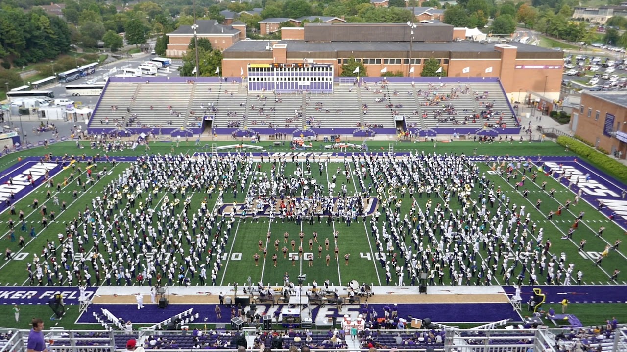 2019 JMU Band Day Halftime Show - YouTube