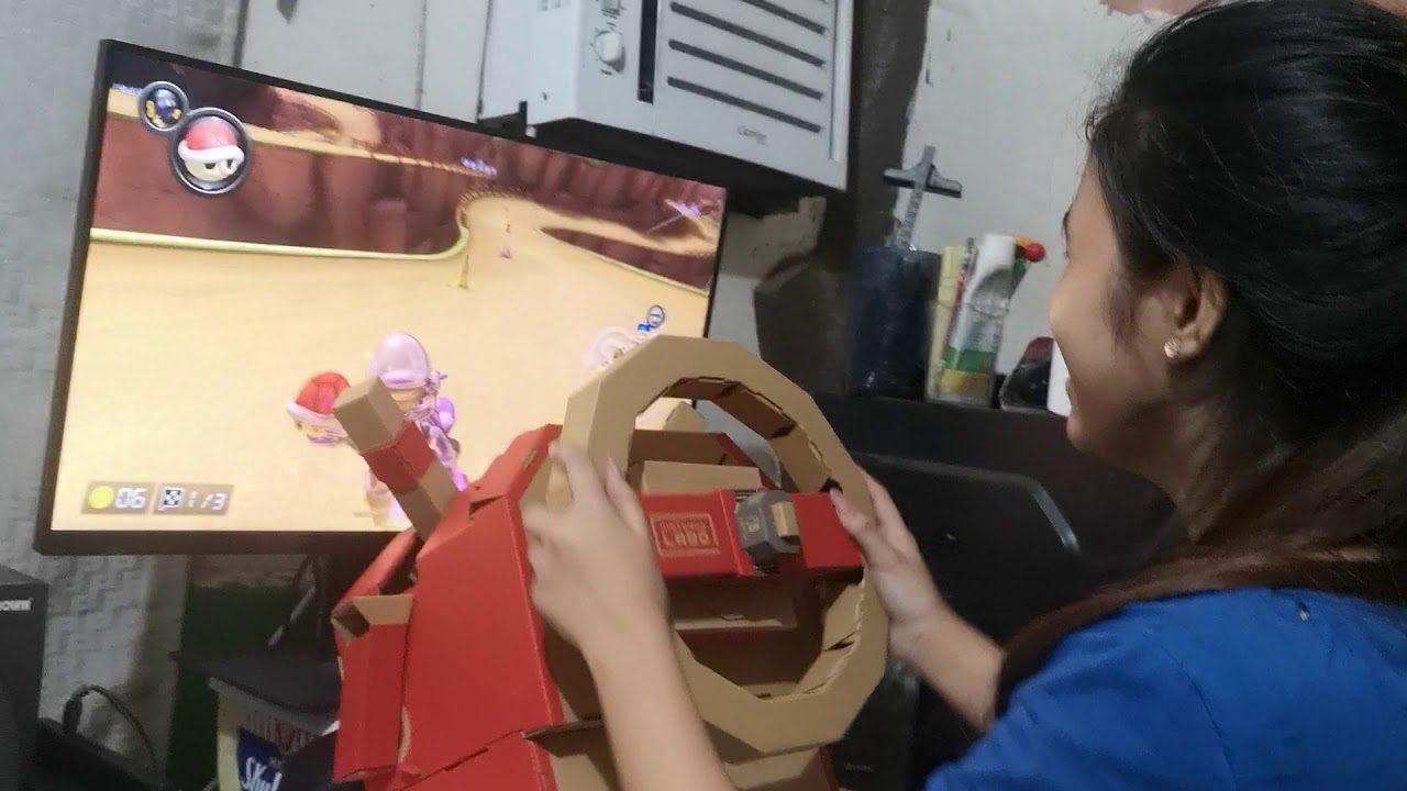 Mario kart 8 deluxe | using the Labo vehicle kit - YouTube