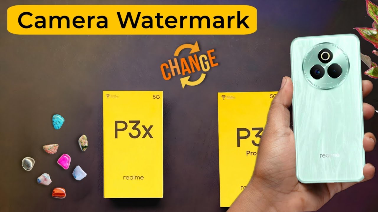 Realme P3 Pro/P3x: How to Add Camera Watermark, Realme P3x Camera me ...