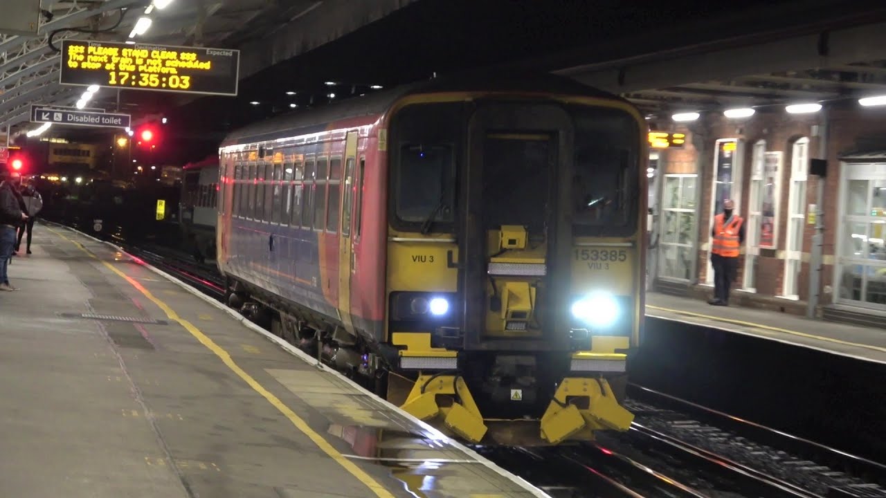 153385 Network Rail Unit, 2Z22 @ Basingstoke - 7/1/22 - YouTube
