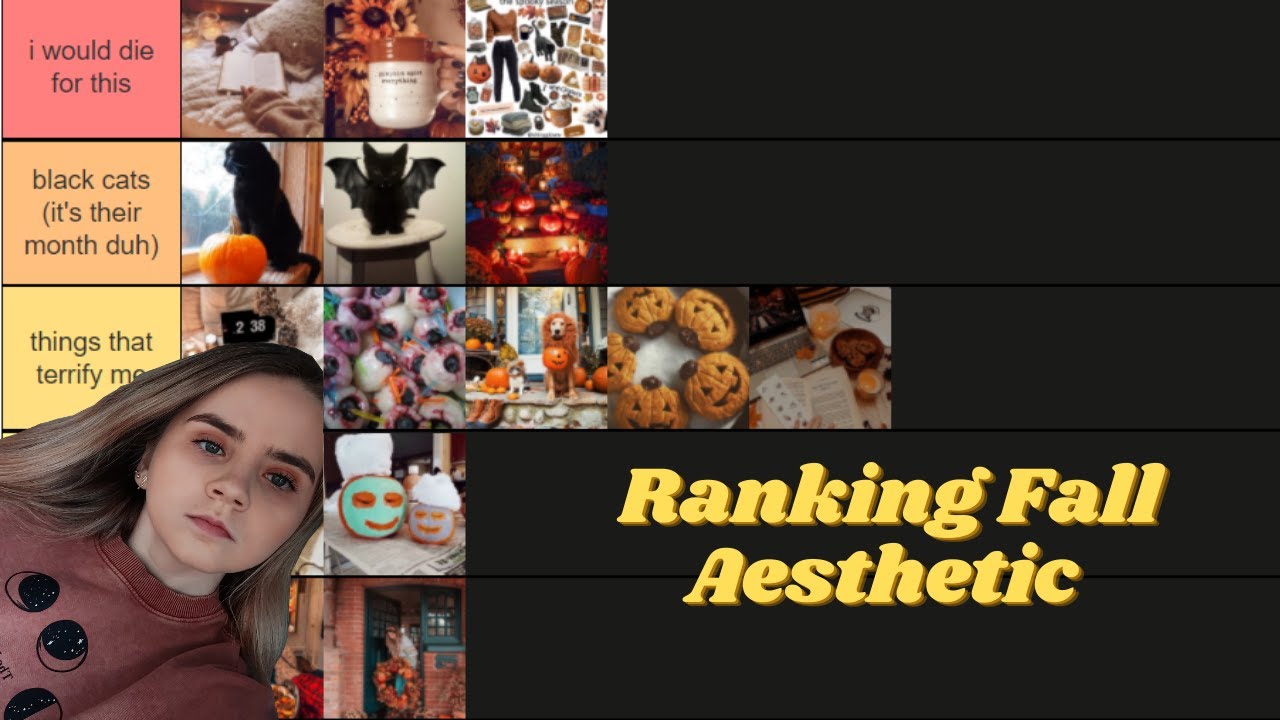 Ranking fall/autumn aesthetic - TIER LIST 2020 - YouTube