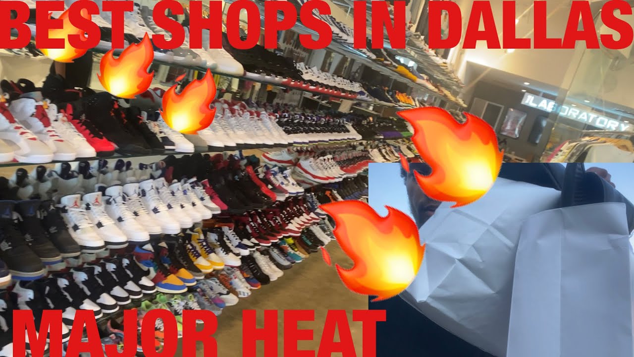 SNEAKER SHOPPING IN DALLAS!! MAJOR PICKUPS - YouTube