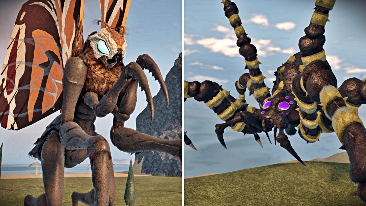 Titanus Mosura Vs Kumonga Dance Comparison | Kaiju Universe - YouTube