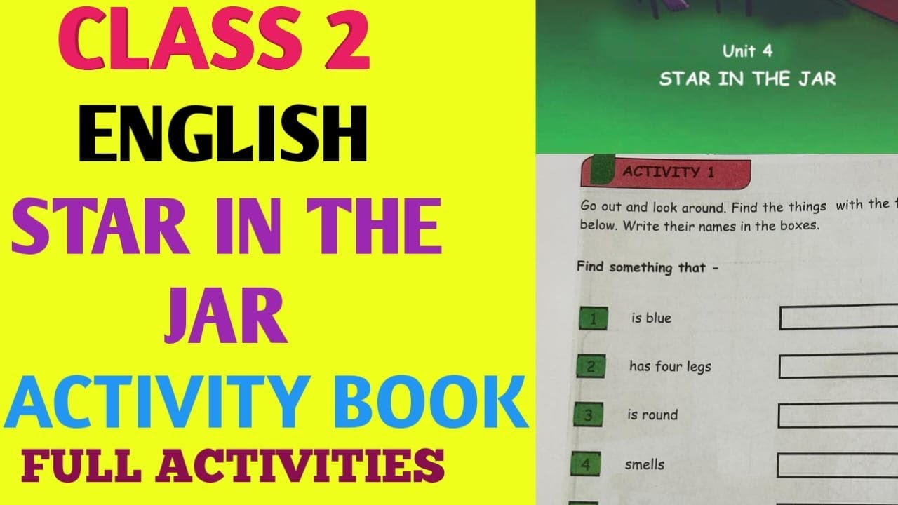 STAR IN THE JAR /ENGLISH ACTIVITY BOOK/ CLASS 2/ SCERT 2025-2026 - YouTube