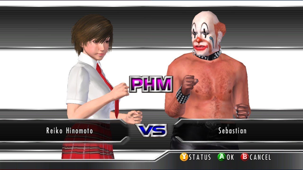 ランブルローズ XX 日ノ本零子 vs セバスチャン Rumble Rose XX Reiko Hinomoto vs Sebastian ...